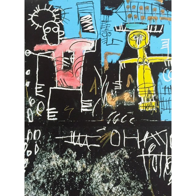 Jean Michel Basquiat Estate Fine Art Lithograph Pop Art Print " Black Tar and Feathers " 1982 ...