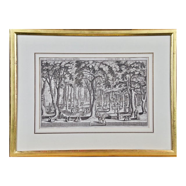 Matthäus Merian the ElderSt. Peter's Square in Basel: 17th Century ...