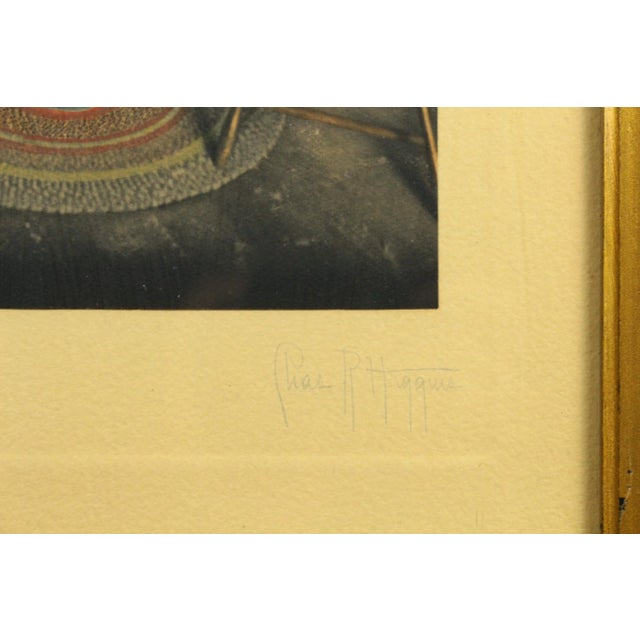 Early 20th Century Signed Charles R. Higgins Colored Photograph "A ...