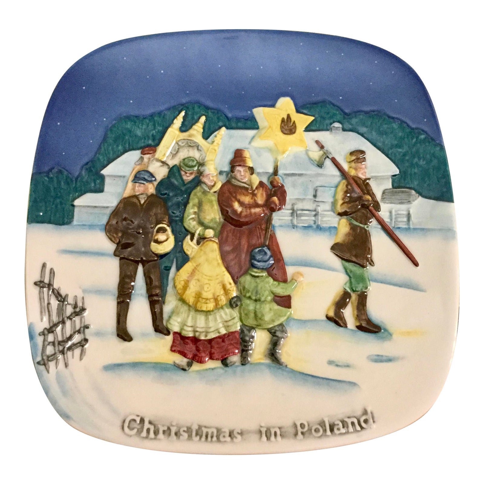 1977 Christmas Around the World Limited Edition Plate Christmas in ...