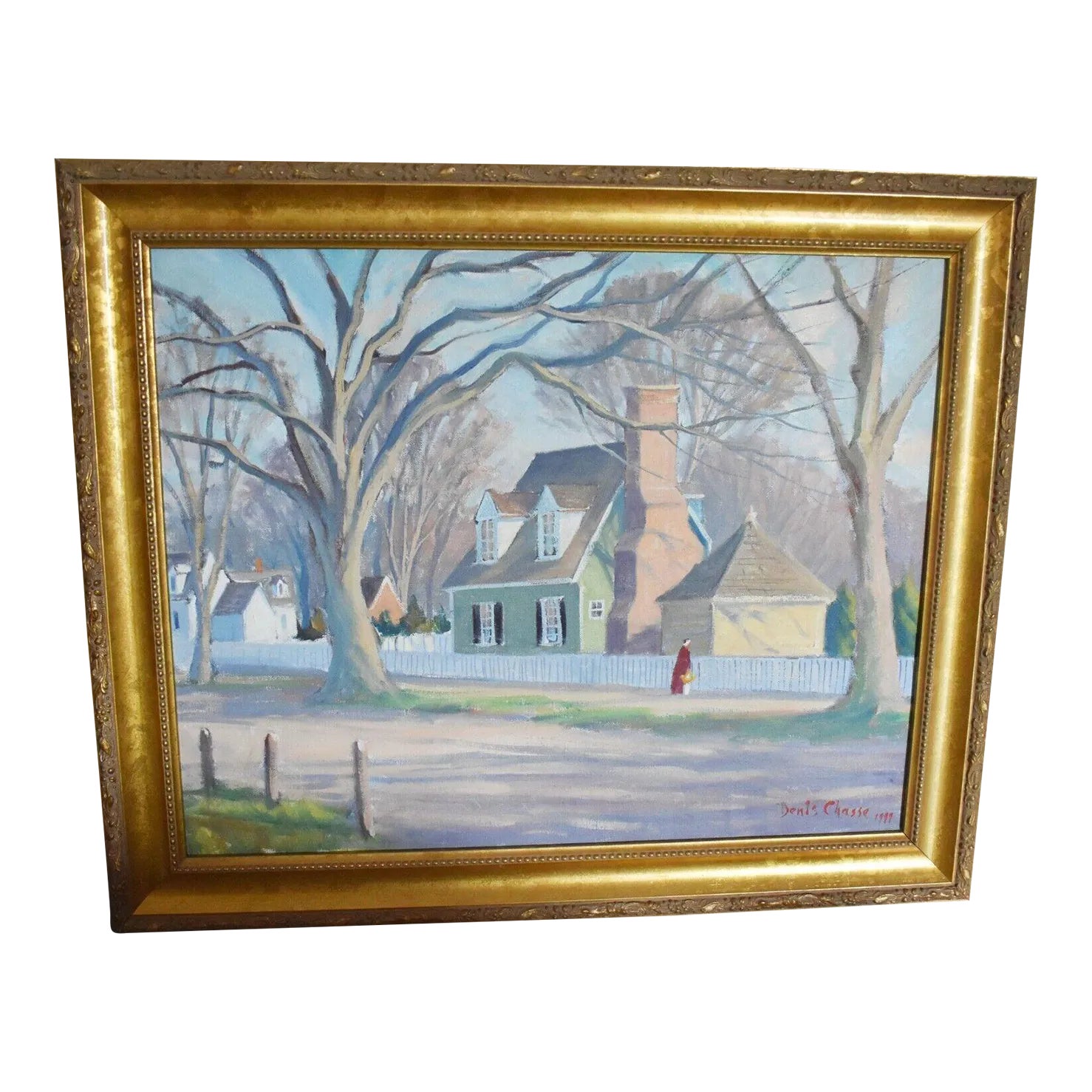"Early Springtime in Williamsburg" Original Oil Painting Denis Chasse ...