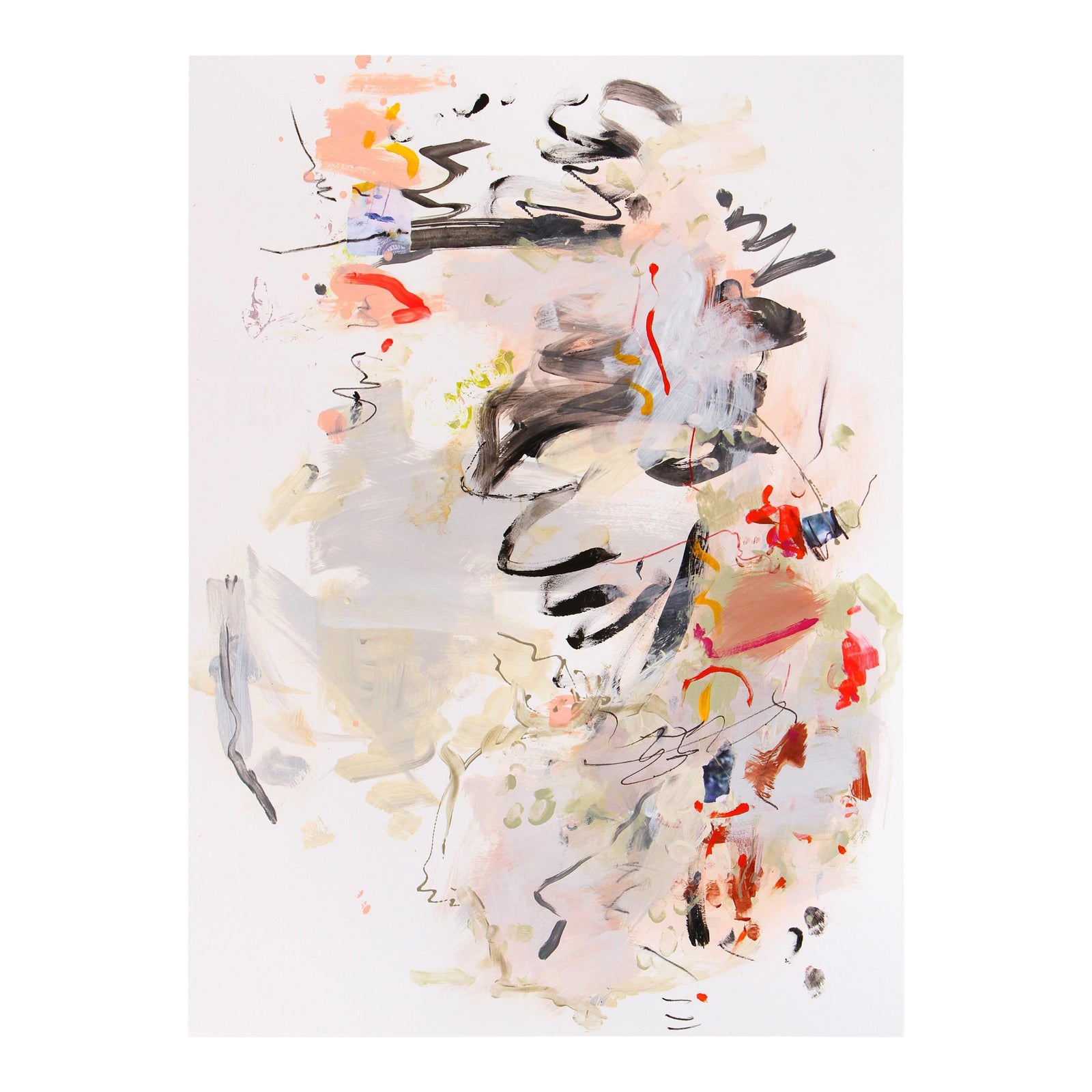 Gina Werfel "Notation" Painting | Chairish