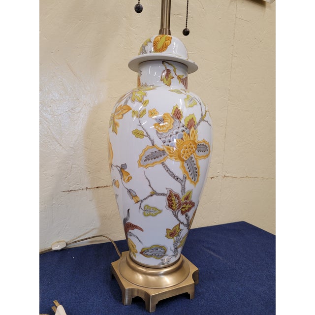 1950's Italian Porcelain Lamp by Marbro Lamp Co. | Chairish
