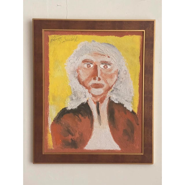 Vintage Jimmy Lee Sudduth “George Washington” Folk Art Portrait ...