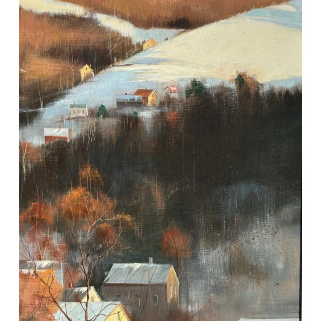 Fred MacNeill 'Lebanon Morning' New Hampshire Large Landscape Oil ...