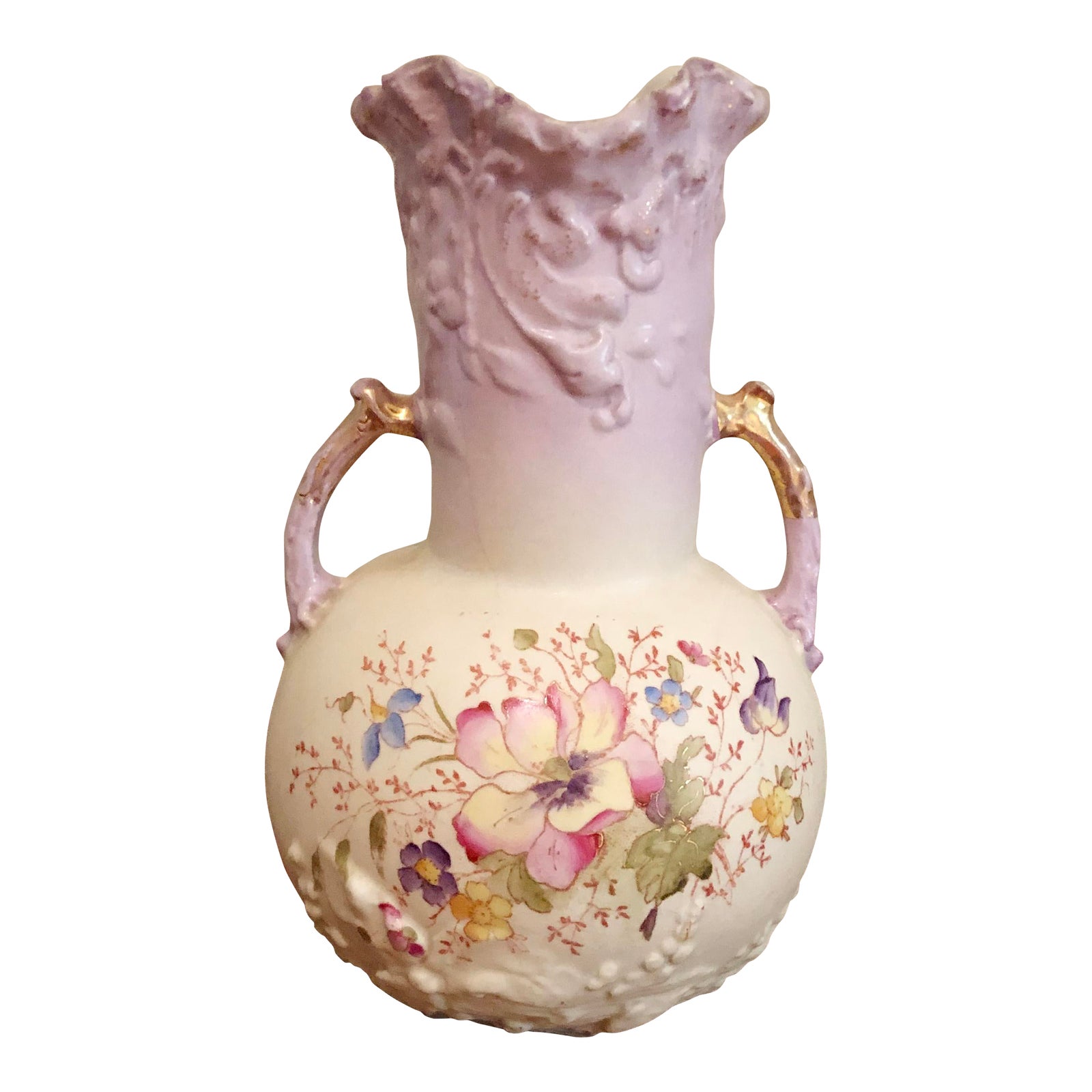 Antique g.g. Teplitz Austrian Art Nouveau Vase | Chairish