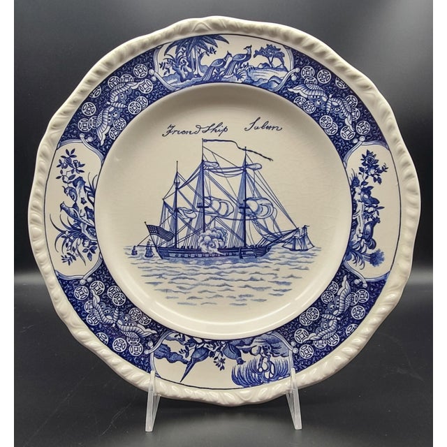Vintage Wedgwood Etruria & Barlastone Nautical Theme Plate | Chairish