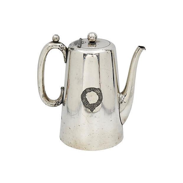 1940s World War 2 Historical Steam Ship Teapot | Chairish