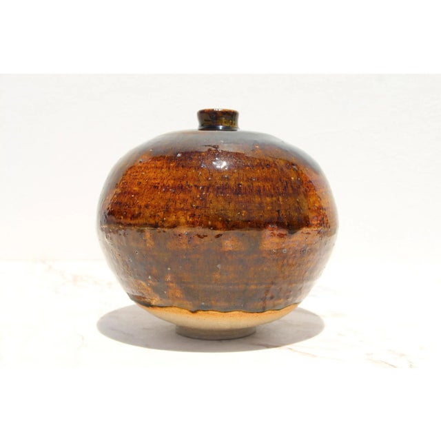 1950s Mid-Century Modern, French Studio Pottery Stoneware Vase | Chairish