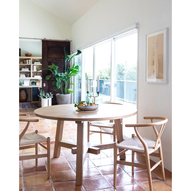 Vermont Farm Table Dairy Round Dining Table | Chairish