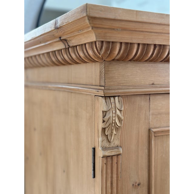 English Pine Armoire | Chairish