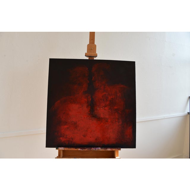 "The Argument" Contemporary Abstract Figurative Oil Painting on Canvas ...