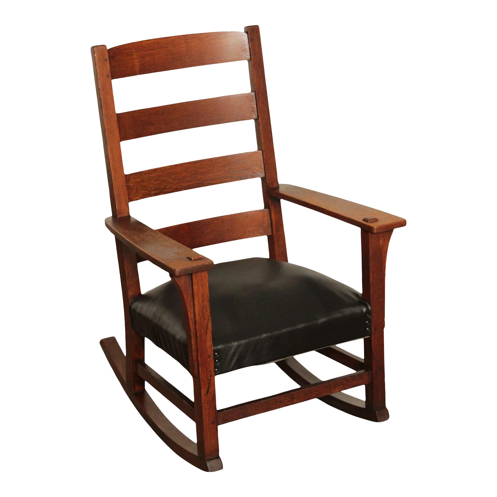 Antique Mission Limbert Oak Rocker | Chairish