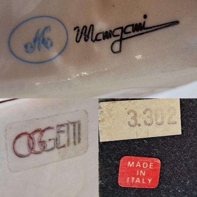 Vintage Oggetti Mangani Tropical Fish Italian Porcelain Sculpture With ...