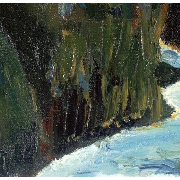 Nancy T Van Ness Cliffs of Mohr Ireland Framed Oil Paintings | Chairish