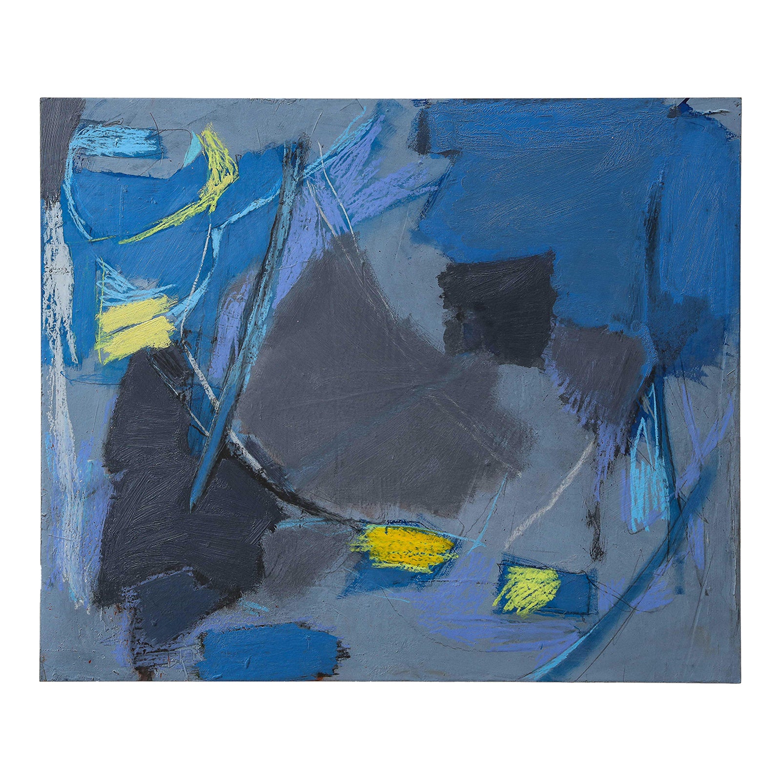 "Exploration" Original Abstract Painting by Stephanie Massaux | Chairish