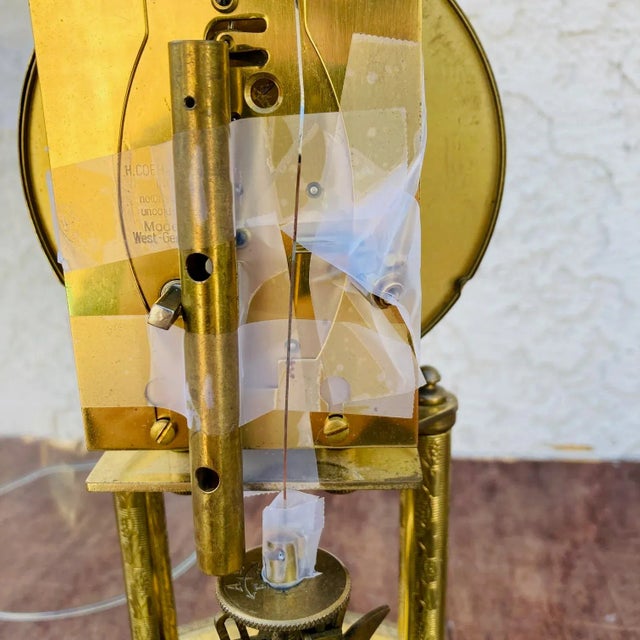 1960s Heco Glass Dome Clock | Chairish