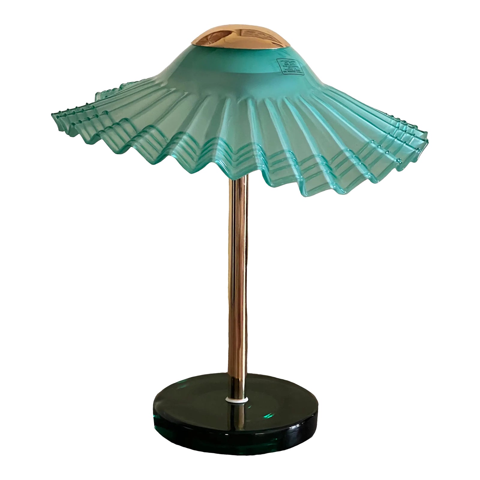 Vintage Murano Glass Table Lamp, 70s | Chairish