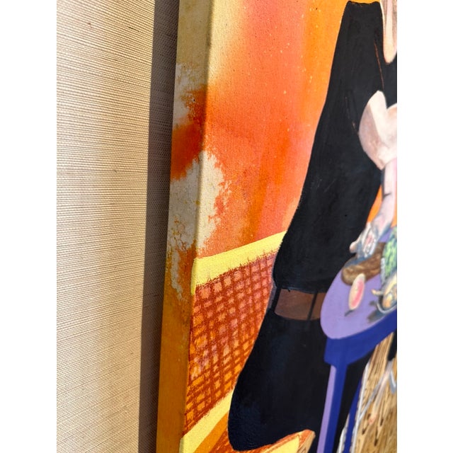 The Visitors Expressionist Figurative Painting by Artist Theodore Boyer ...