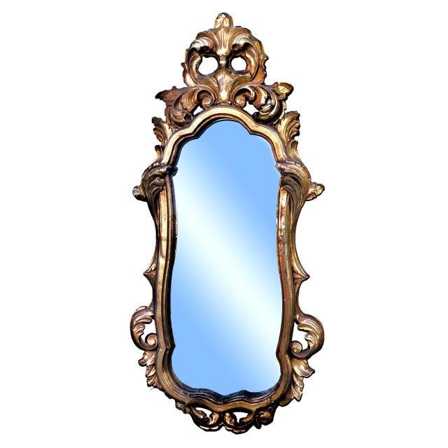 Full Length Decorator Grand Tour Regency Wall Mirror, 1990s | Chairish