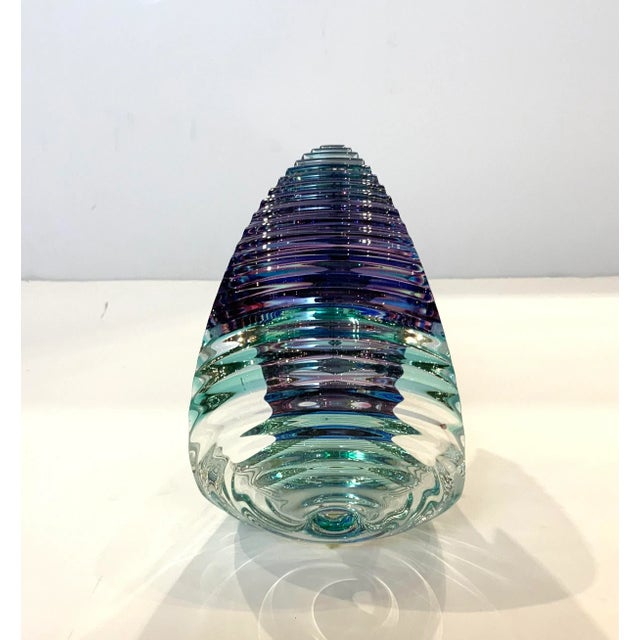 1980s Kit Karbler Glass Sculpture | Chairish