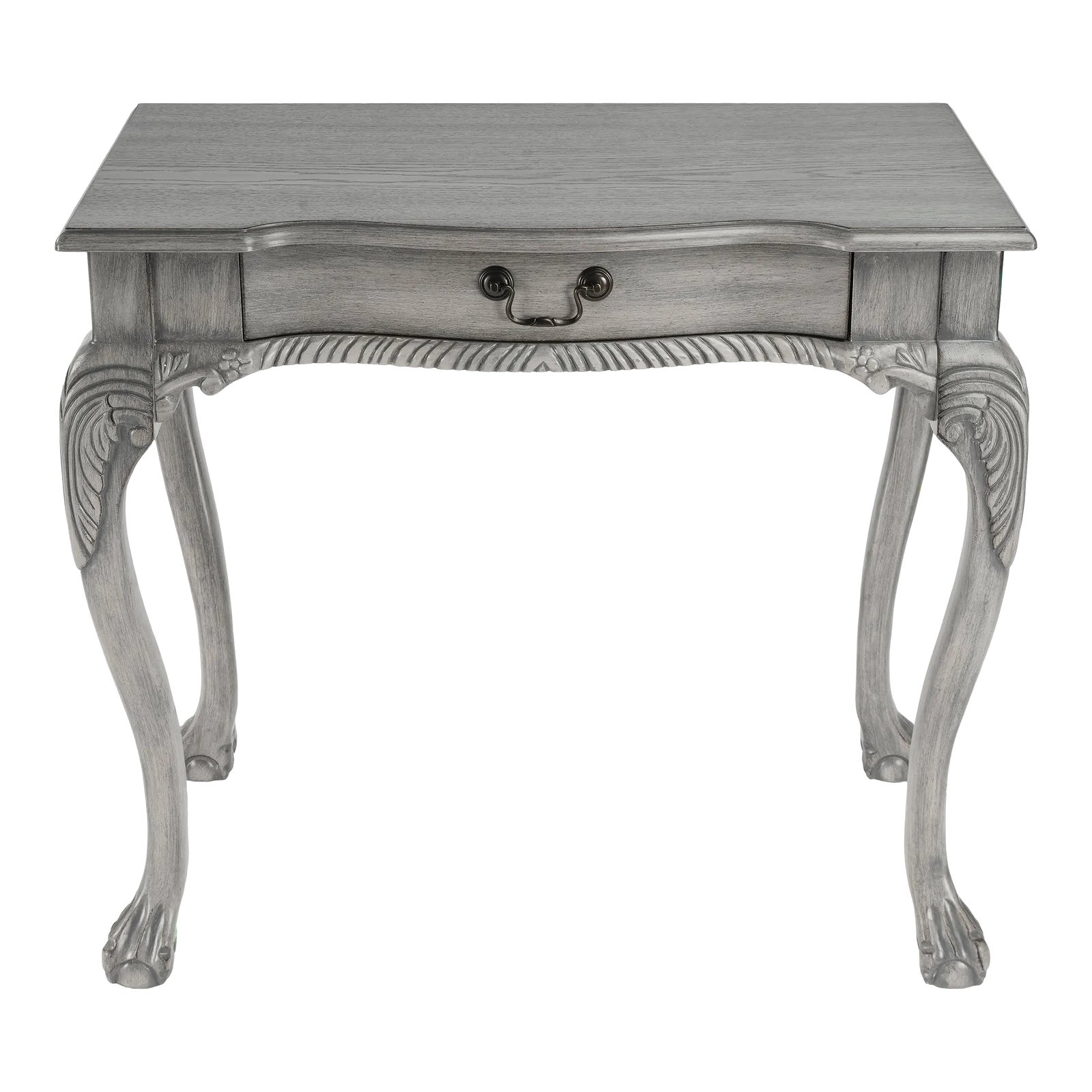 Dupree Writing Desk, Gray | Chairish