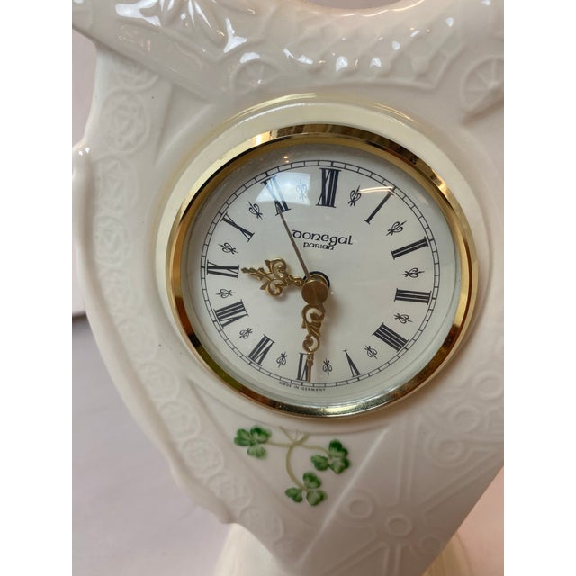 Late 20th Century Irish Parian Donegal China Harp Shaped Battery ...