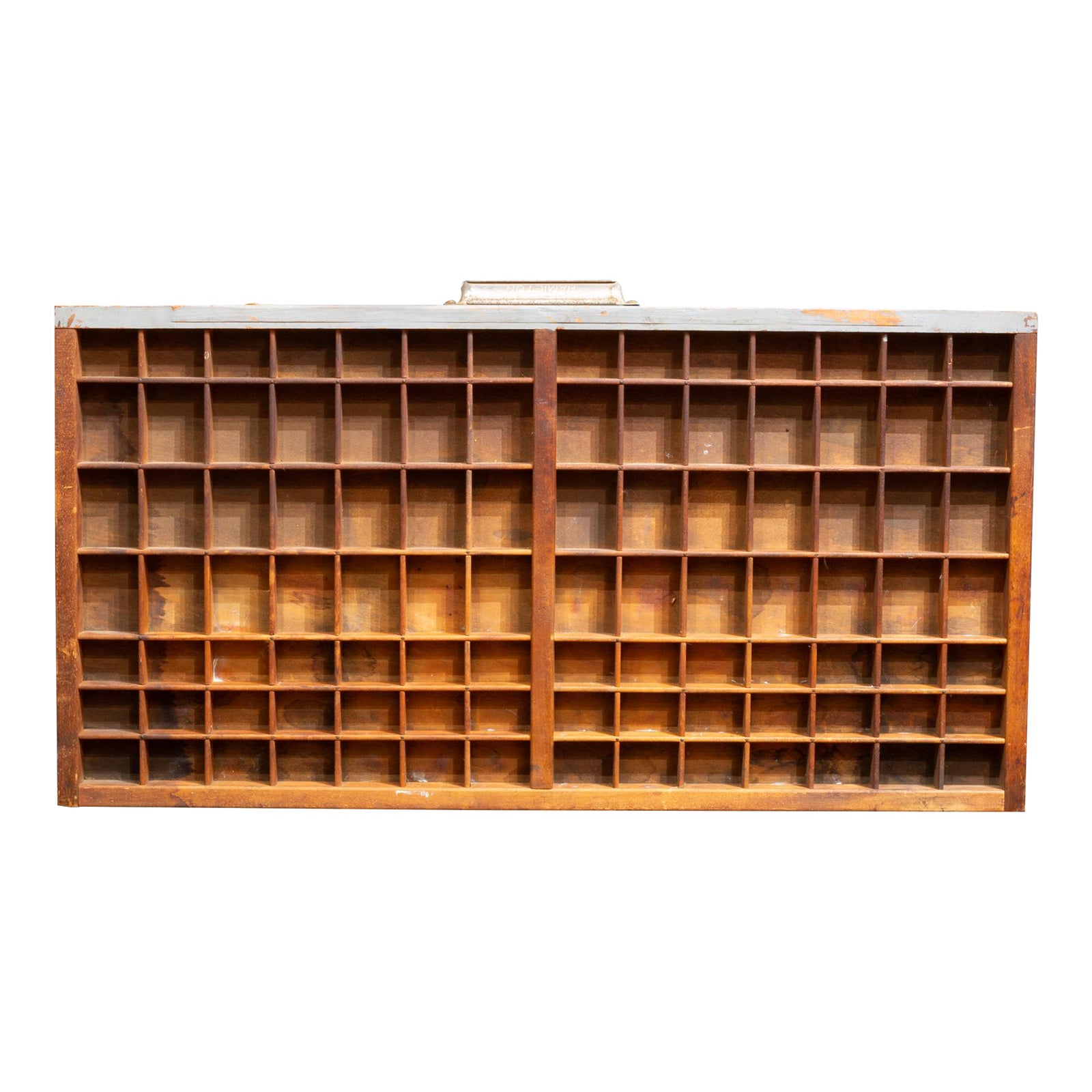 Antique Letterpress Cabinet Drawer c.1920 | Chairish