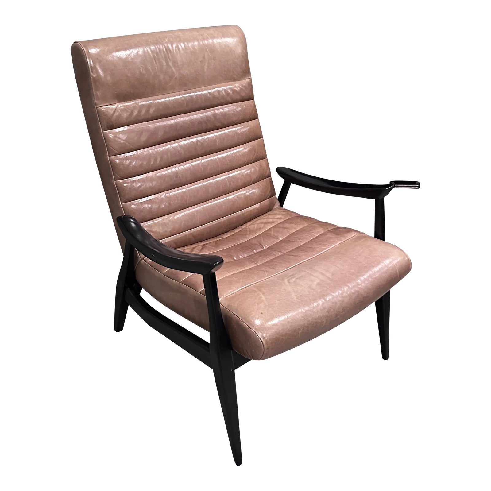Erik Leather Chair by Precedent | Chairish