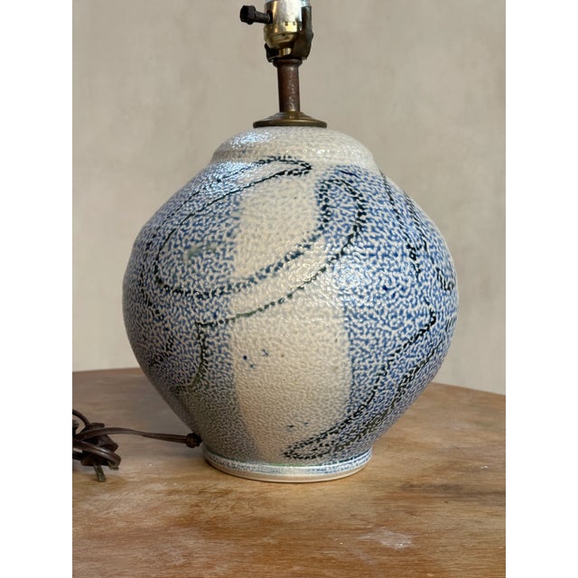 Vintage Studio Art Pottery Lamp | Chairish