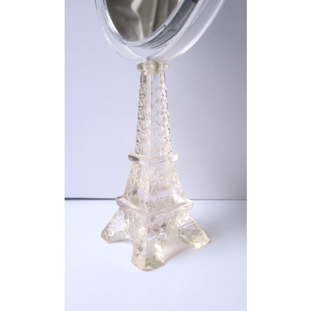 Paris Eiffel Tower Acrylic Vanity Mirror | Chairish