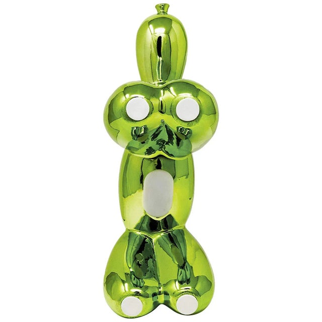 Interior Illusions Plus Green Balloon Dog Bank - 12" Tall | Chairish