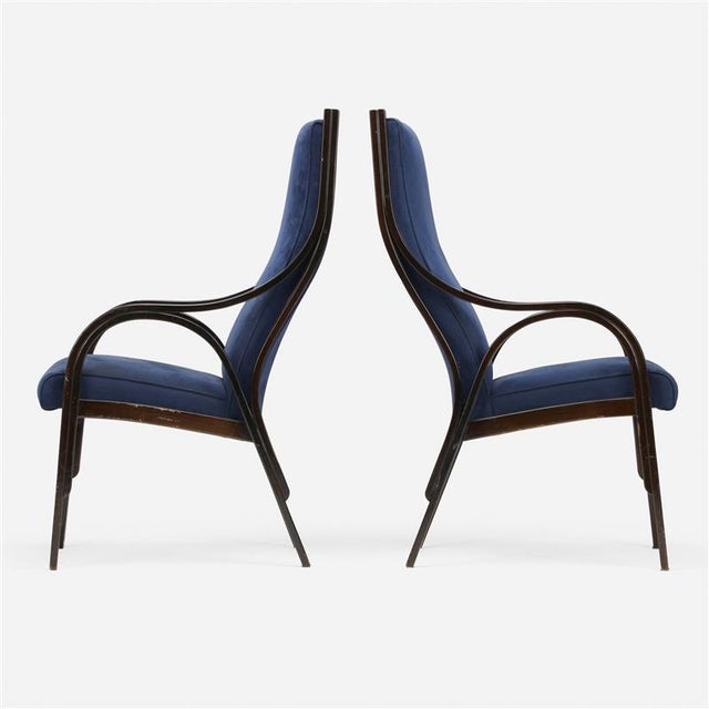 1950s Pair of Cavour Chairs Attributed to Vittorio Gregotti | Chairish