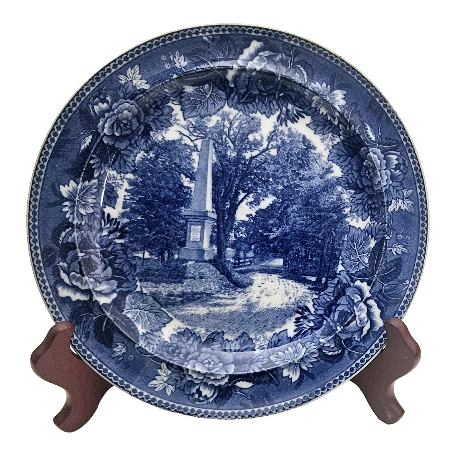 Wedgwood Massachusetts Historic Scenes Bluebell Plate - The Old North ...
