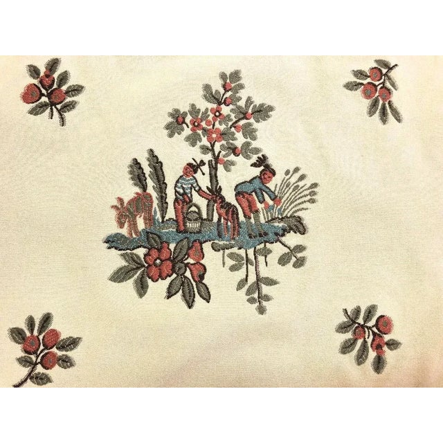 Lee Jofa Chinoiserie Asian Beige Teal Green Blue Rusty Red Upholstery ...