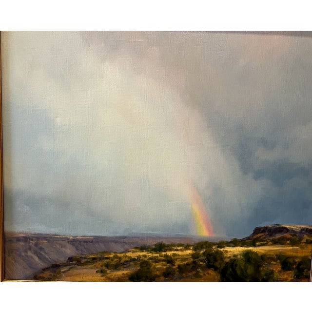 David Schwindt Passing Storm Oil Painting | Chairish