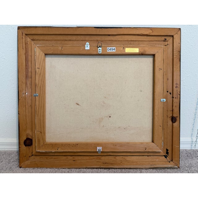 Late 20th Century Listed Artist Hewett Jackson Original Oil Painting ...