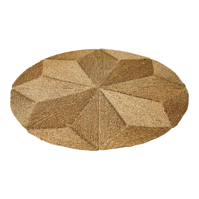 Rush House for Chairish Monte Vista Round Seagrass Rug | Chairish