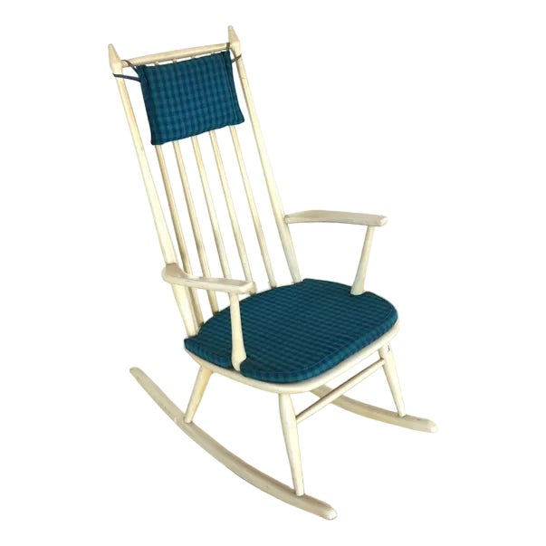 Vintage Swedish Rocking Chair, 1960s | Chairish