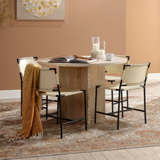 Sama Round Bistro Dining Table | Chairish