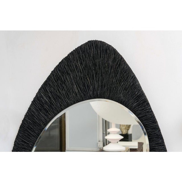 Bespoke Sculptural Slate Mirror | Chairish
