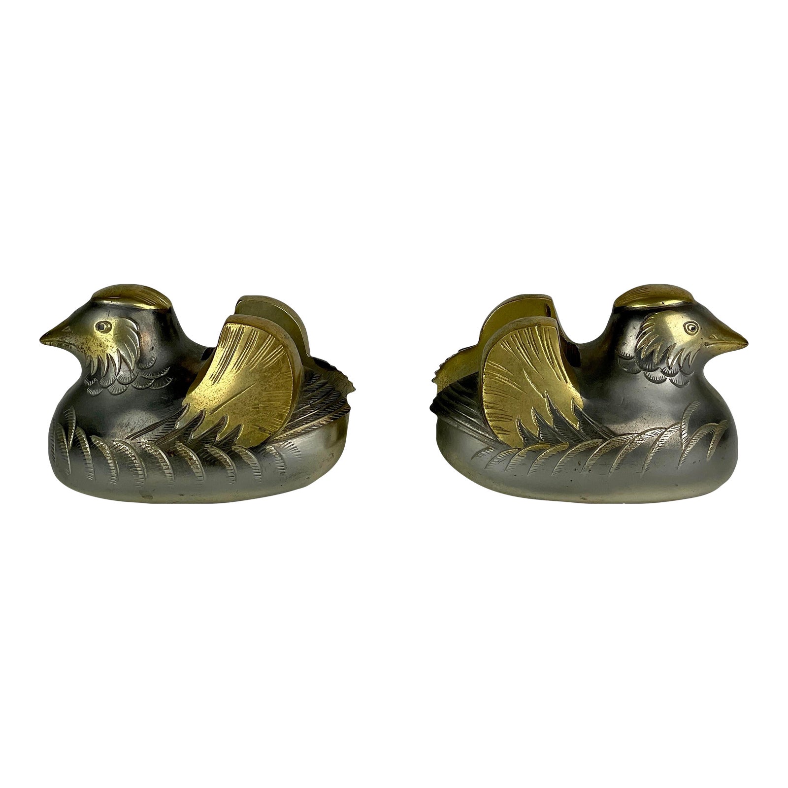 Antique Late 19th Century Edo/Meiji Japanese Bronze & Gilt Mandarin ...