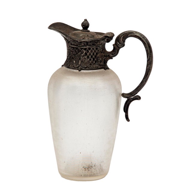 Small Antique Olive Oil Pitcher | Chairish