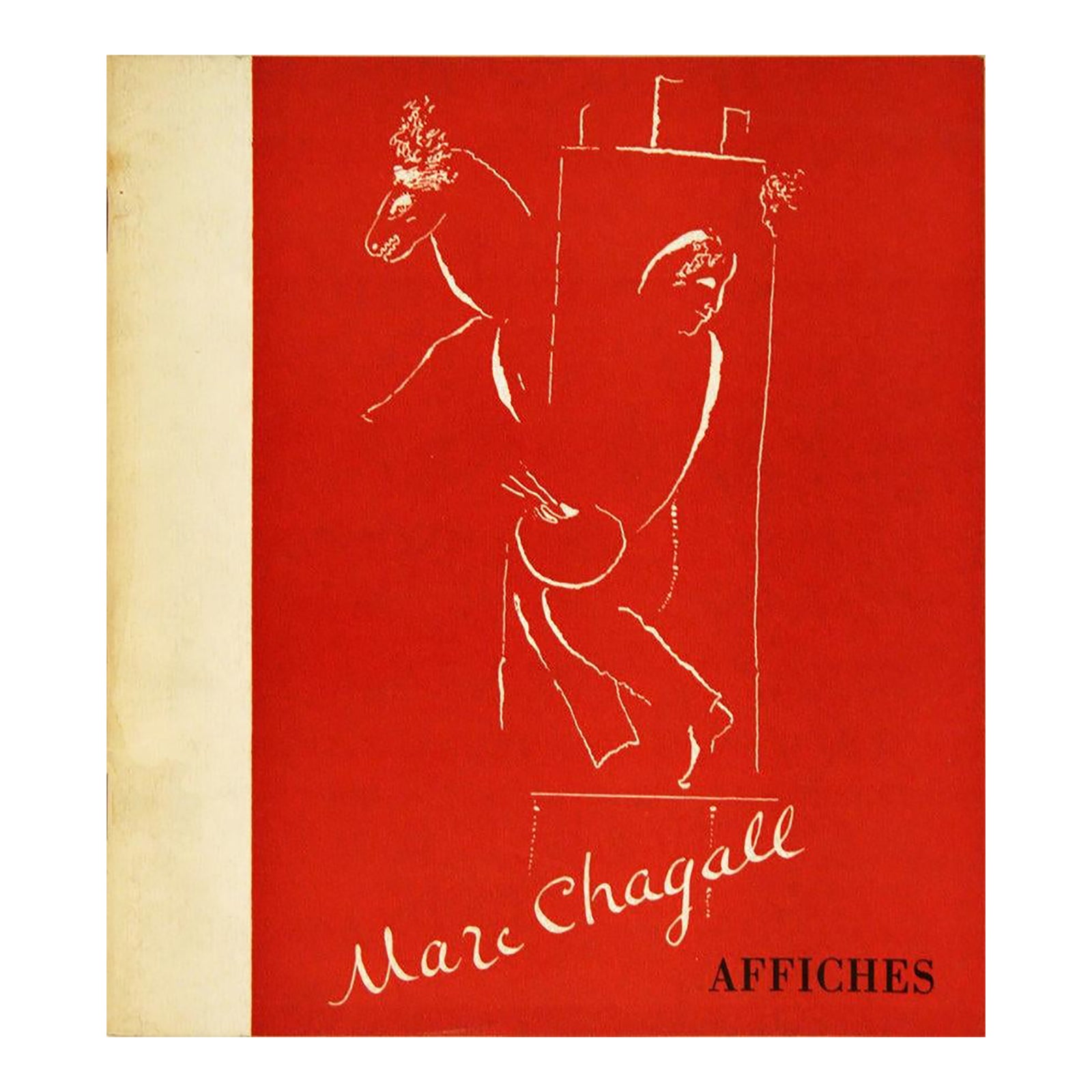 1970 Marc Chagall 'Marc Chagall Affiches' Modernism Red,White Book ...