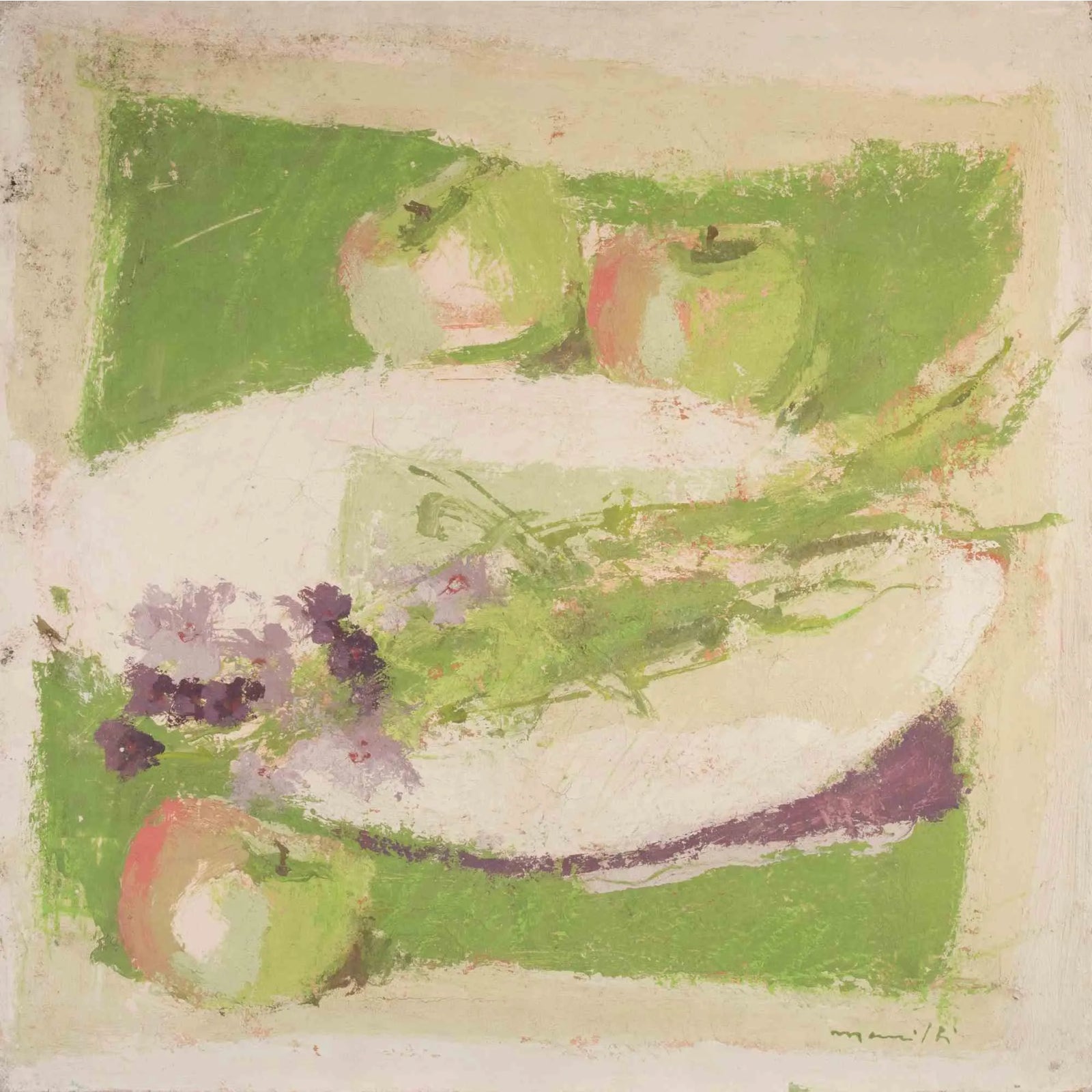 Franco Marzilli, Still Life, Oil Painting, 1970s | Chairish