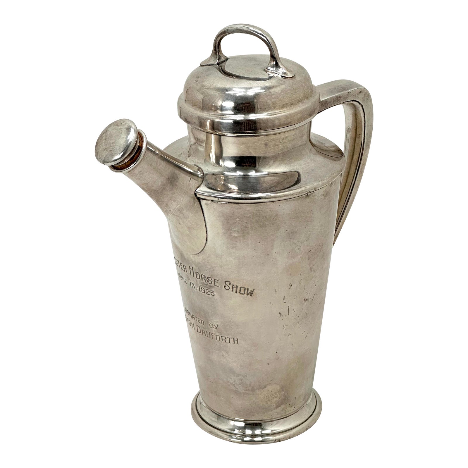 Fine Antique Art Deco Silverplate 1925 Winchester Horse Show Trophy ...