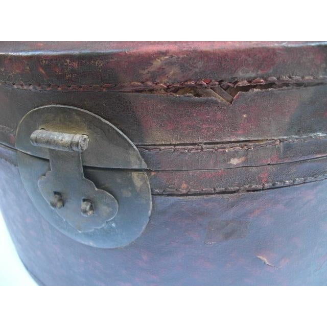 Late 18th Century Antique Chinese Lacquered Hat Box | Chairish