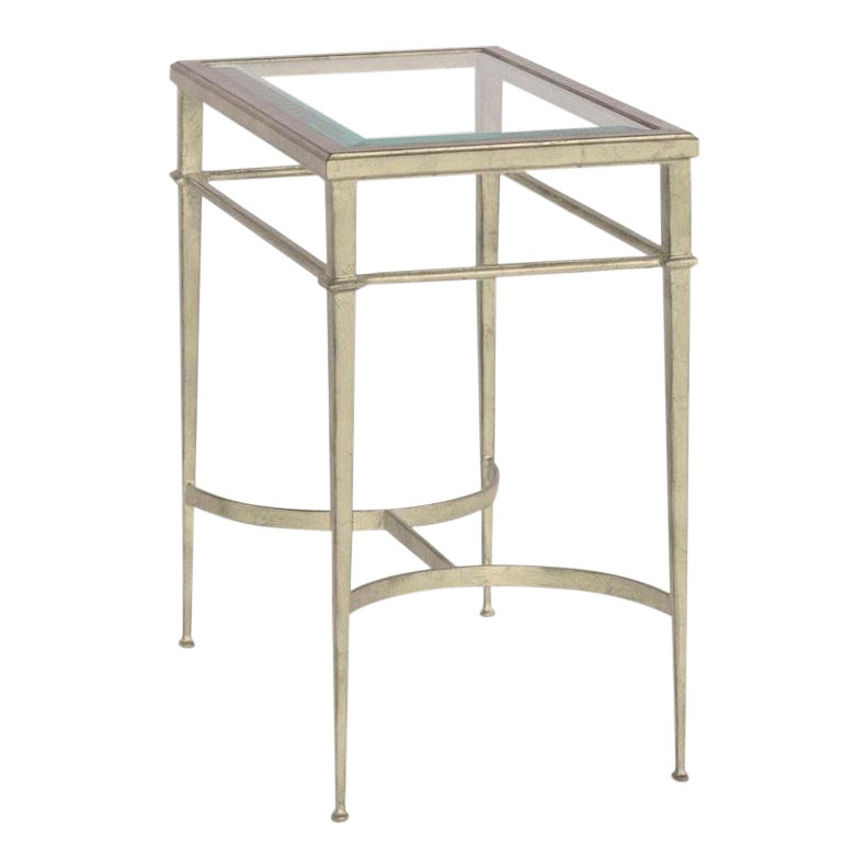 Modern Madeleine Rectangular Side Table | Chairish