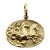 14k Gold Poseidon Signature Classical Revival Medallion Pendant | Chairish