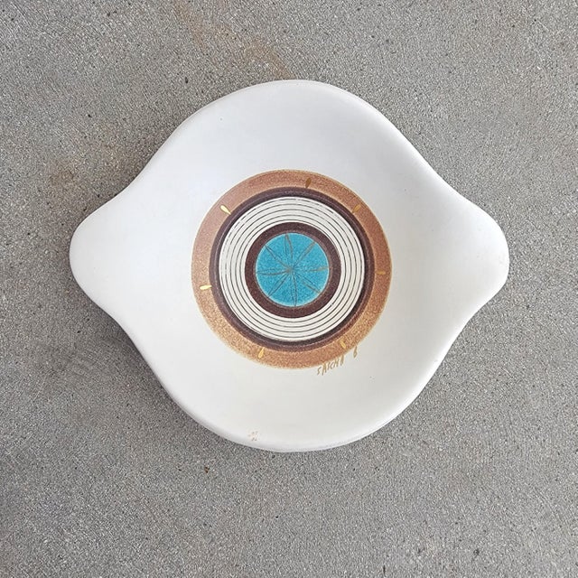 1950s Sascha Brastoff Biomorphic Freeform Dish | Chairish